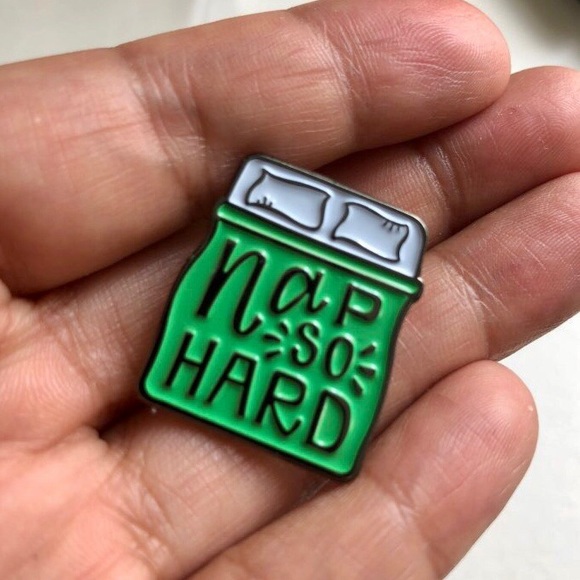 Jewelry | Nap So Hard Enamel Pin | Poshmark